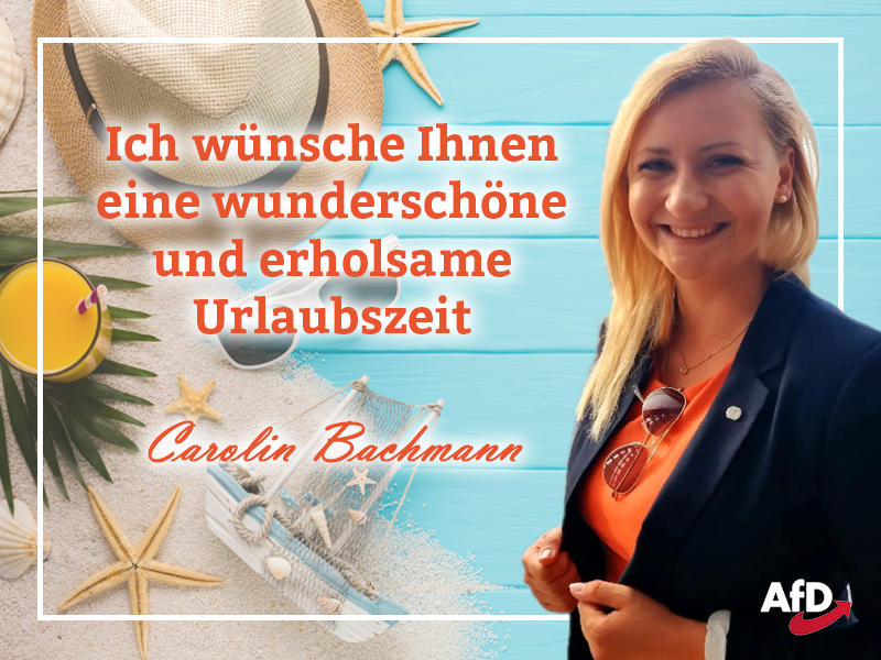 Carolin Bachmann – AfD – Ihre Abgeordnete im Deutschen Bundestag
